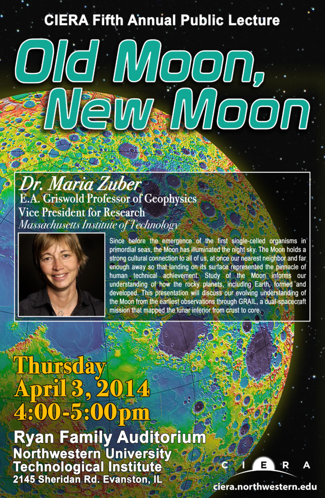 CIERA Fifth Annual Public Lecture: Prof. Maria Zuber Introduces the ...