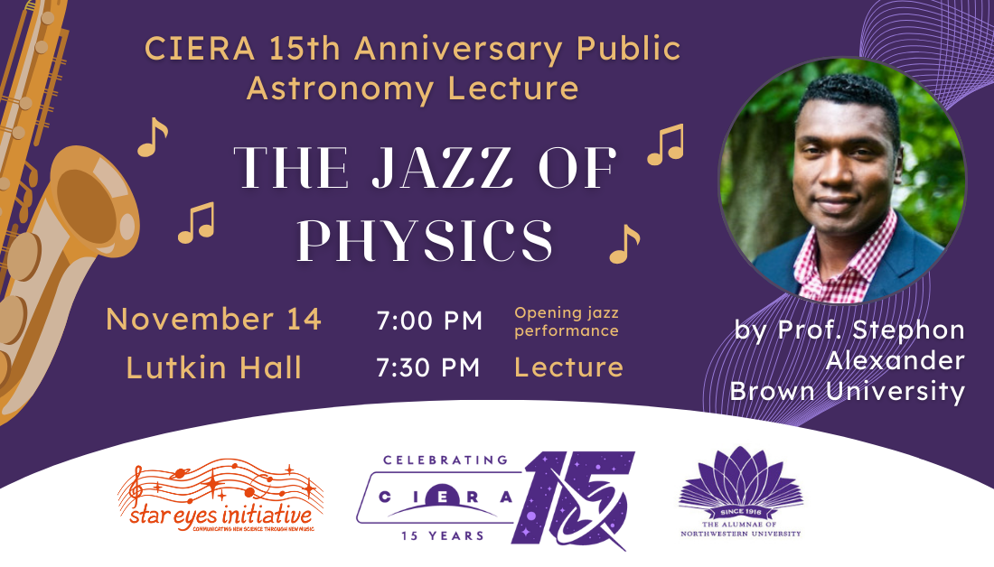 Prof. Stephon Alexander shares the jazz of physics at 2024 CIERA annual ...